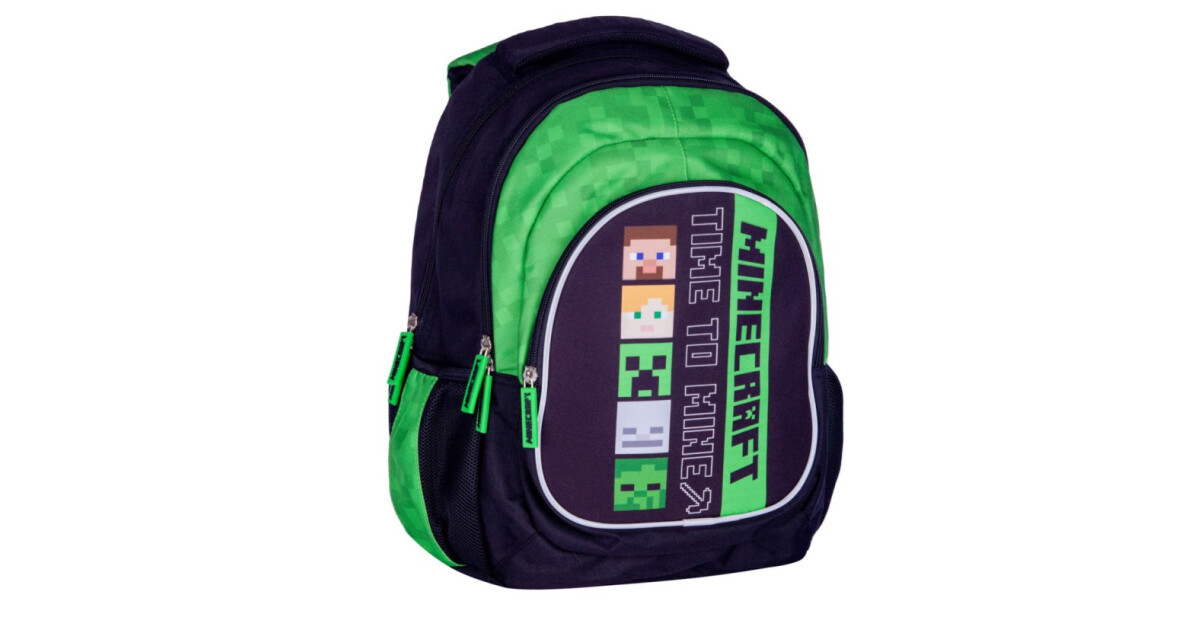 Minecraft školski ruksak 3 zipa premium | CMOK